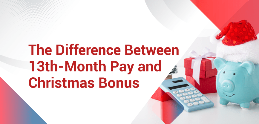 The Difference of 13-month Pay and Christmas Bonus