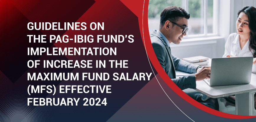 Implementation of HDMF Maximum Fund Salary Increase